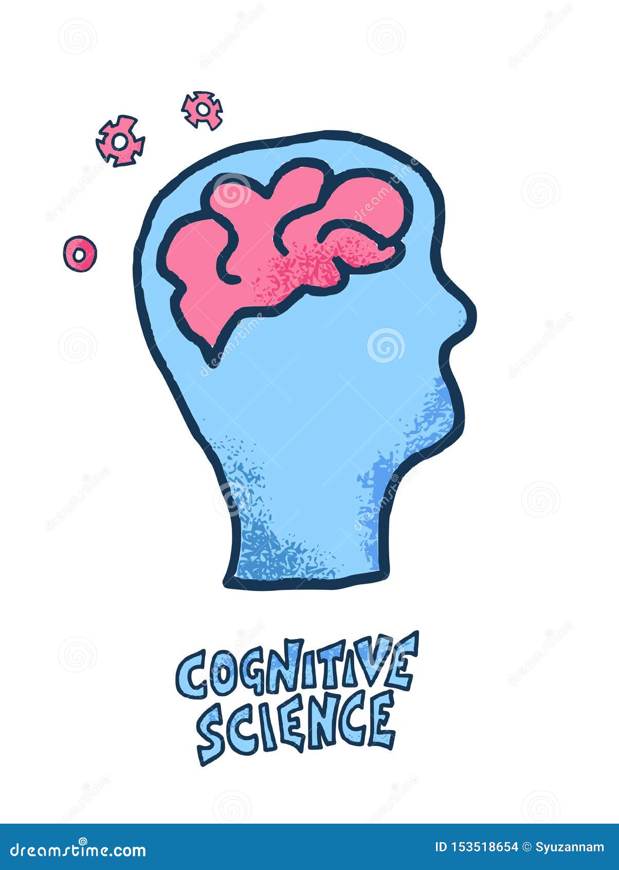 Cognitive Science Concept. Set of Vector Elements. Stock Vector ...