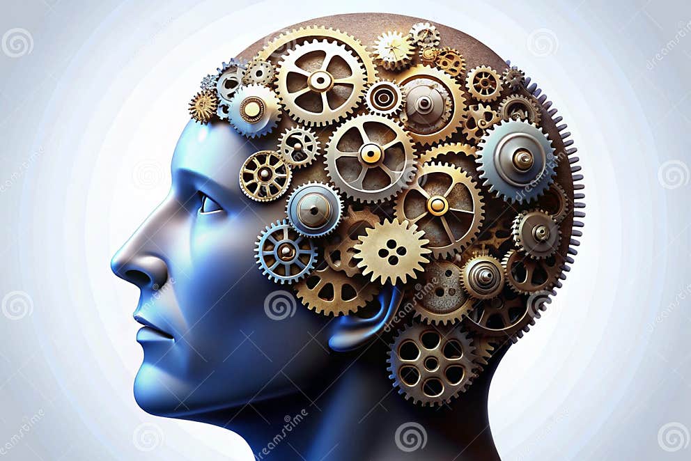 Cognitive Systems: the Human Brain and AI Working Together Stock ...