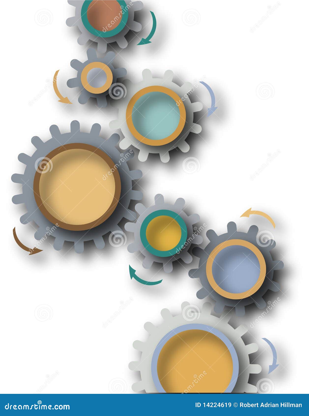 Cogs stock illustration. Illustration of abstract, gear - 14224619