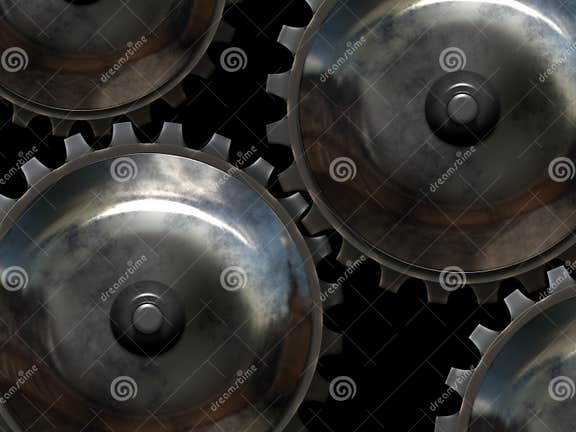 Cogs stock illustration. Illustration of iron, equipment - 7265680