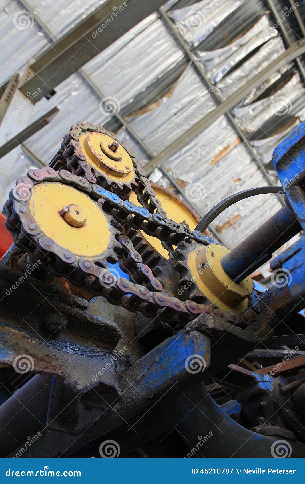 Cogs and Chains stock image. Image of sprockets, retention - 45210787
