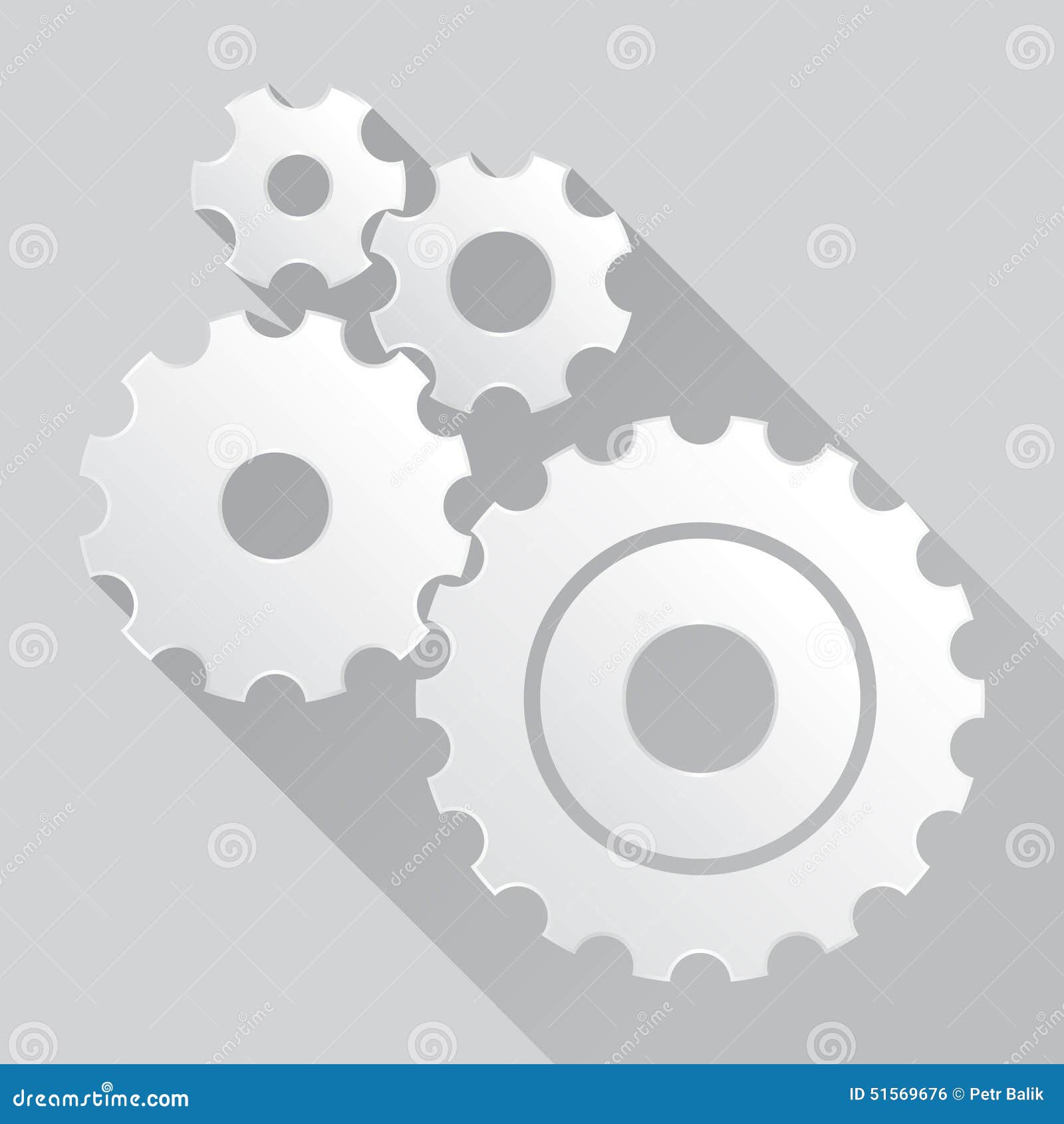 Cogs, cogwheels, gears stock illustration. Illustration of cooperation ...