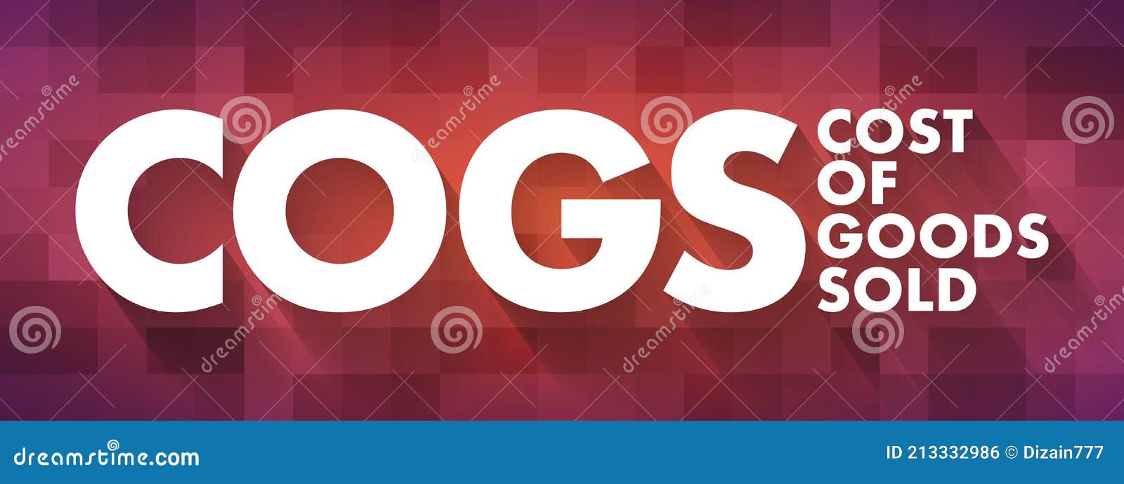 COGS, Cost Of Goods Sold. Concept With Keywords, Letters And Icons ...