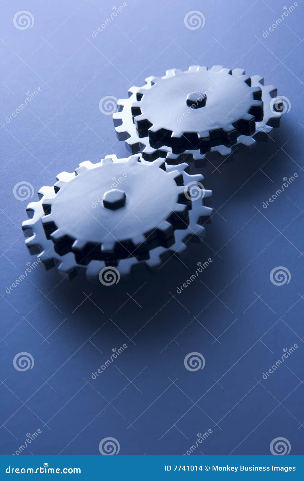 Cogs Fitted Together stock photo. Image of vertical, colour - 7741014