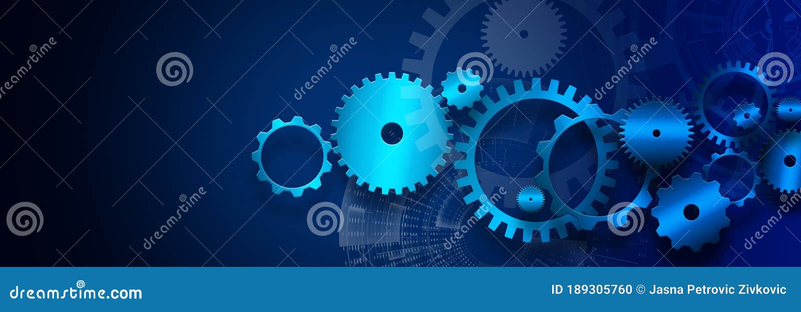 Cogs and Gear Wheel Mechanisms. Hi-tech Digital Technology and ...