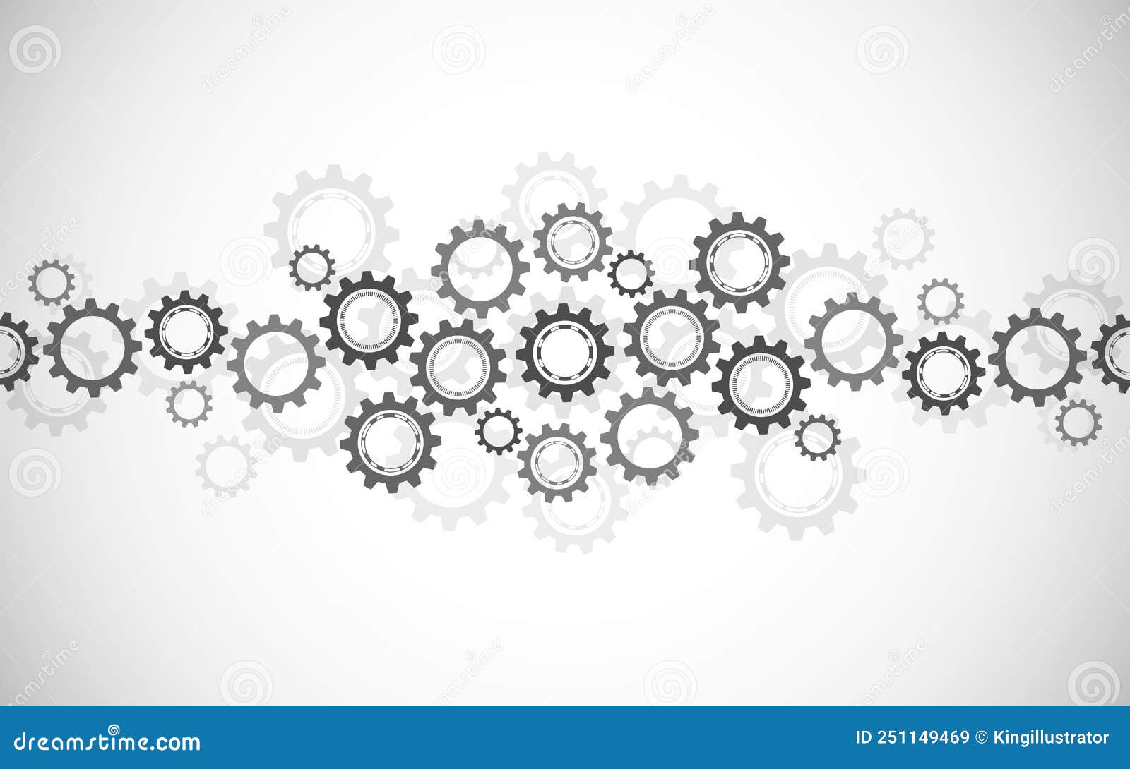 Cogs and Gear Wheel Mechanisms. Hi-tech Digital Technology and ...