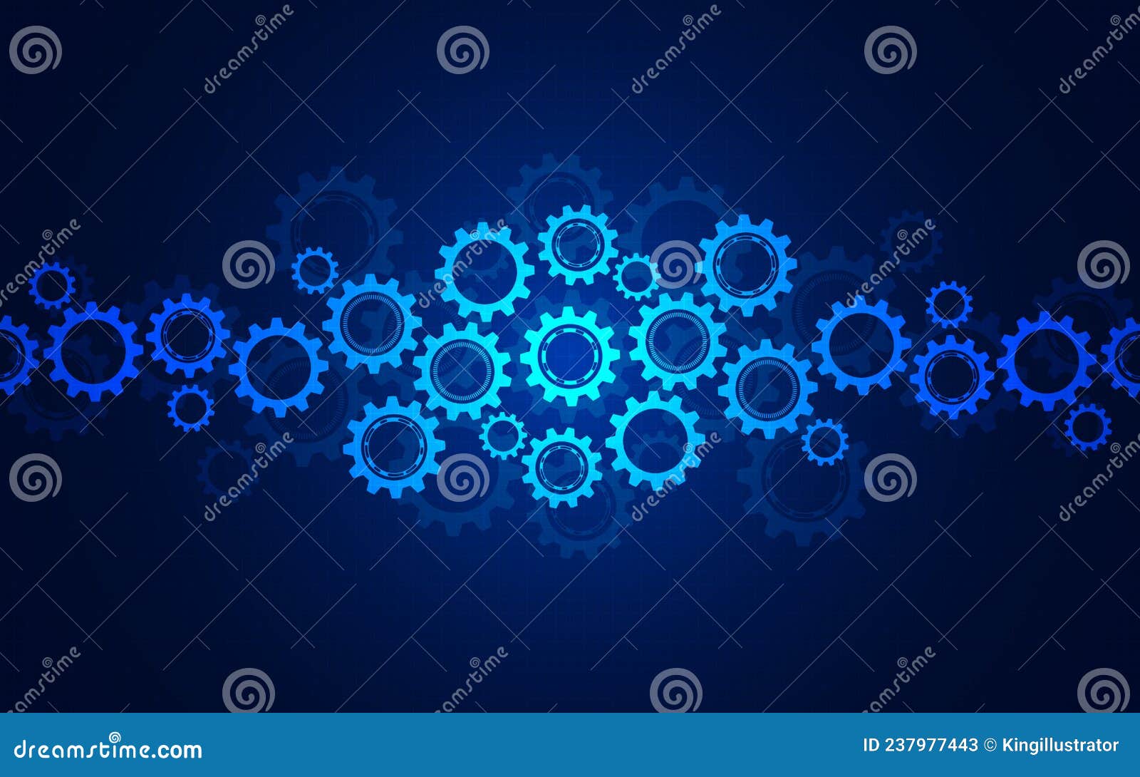 Cogs and Gear Wheel Mechanisms. Hi-tech Digital Technology and ...