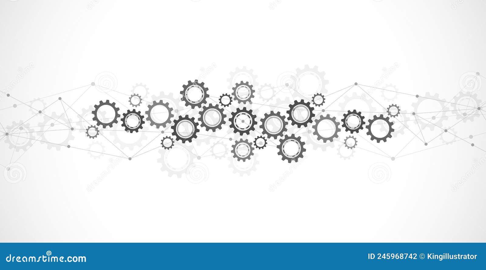 Cogs and Gear Wheel Mechanisms. Hi-tech Digital Technology and ...