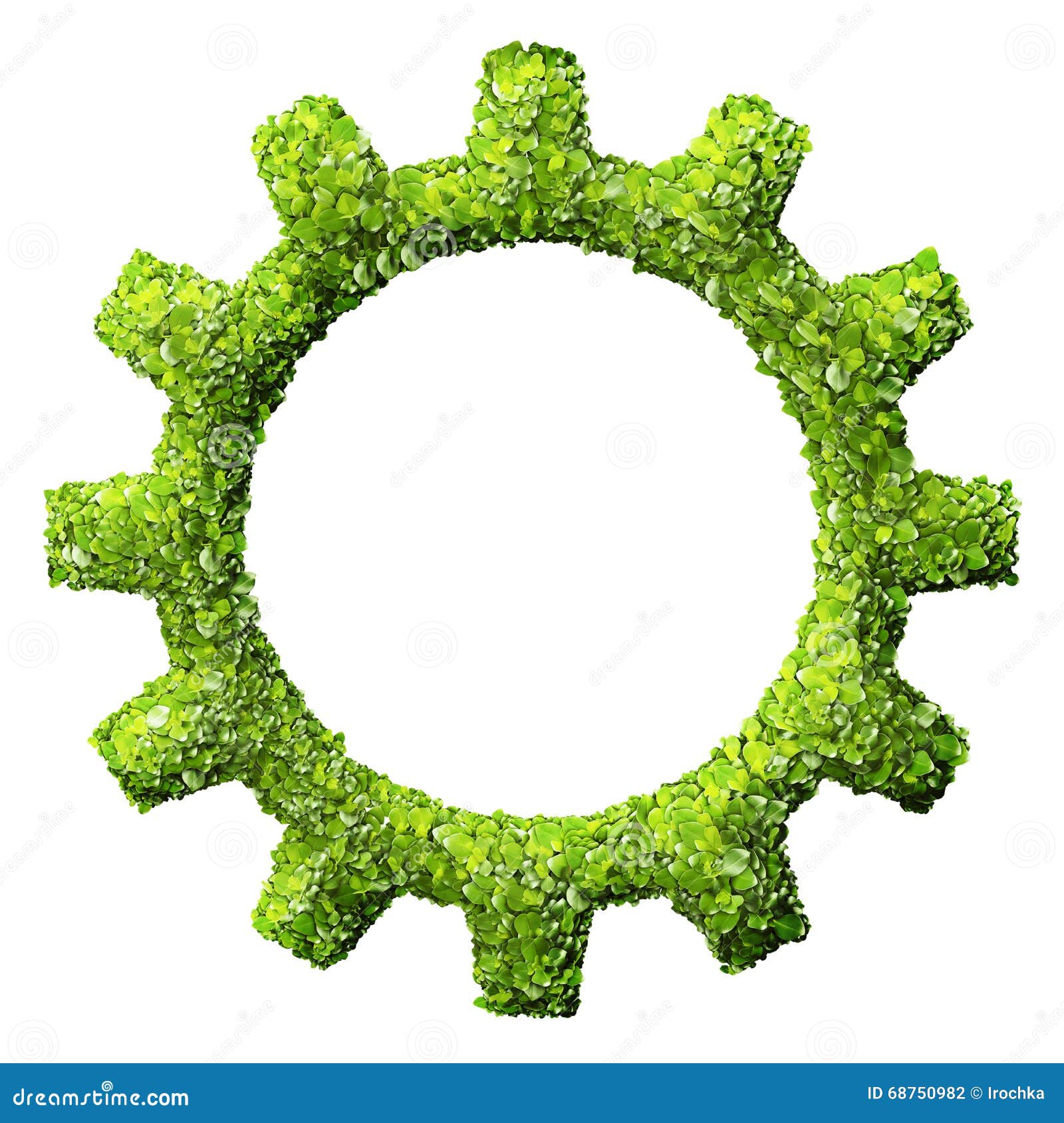 Cogs or Gears from the Green Grass. Stock Illustration - Illustration ...