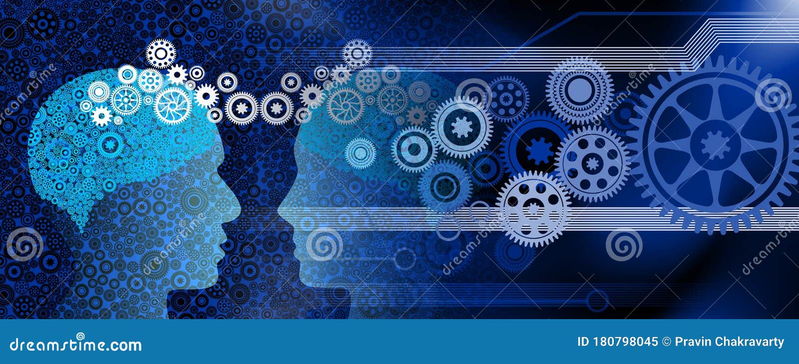 Cogs Gears Industrial Business Mind Background. Background Integration ...