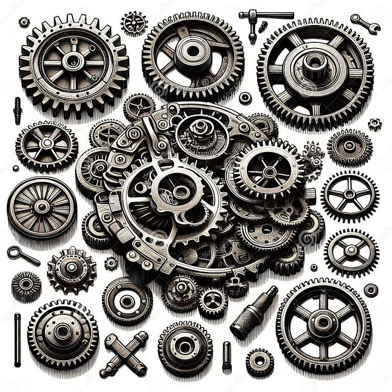 Cogs and Gears a Set of Cogs and Gears for a Mechanical or Id Stock ... Cogs and Gears a Set of Cogs and Gears for a Mechanical or Id Stock ...