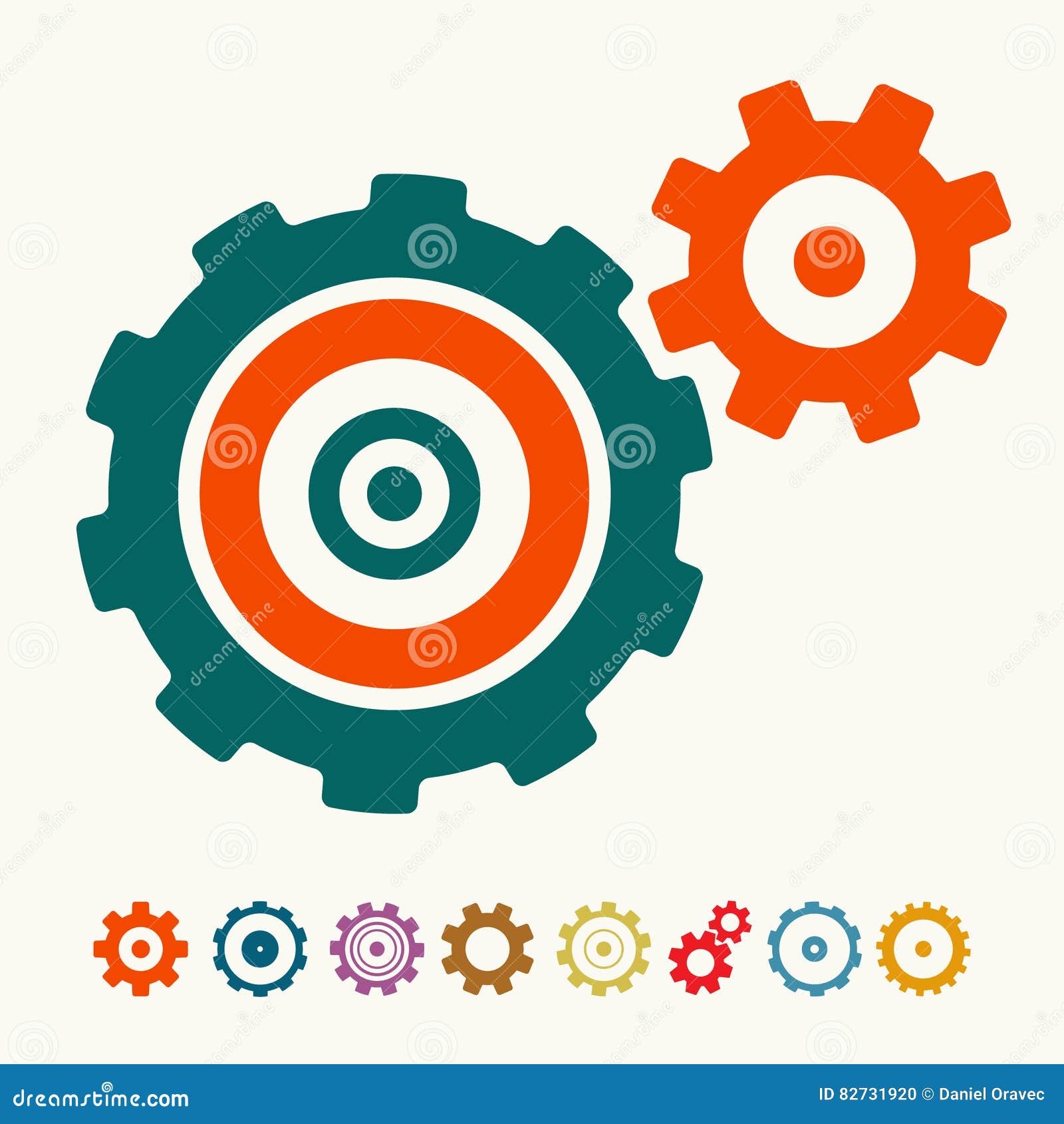 Cogs - Gears Vector Icons stock illustration. Illustration of motion ...