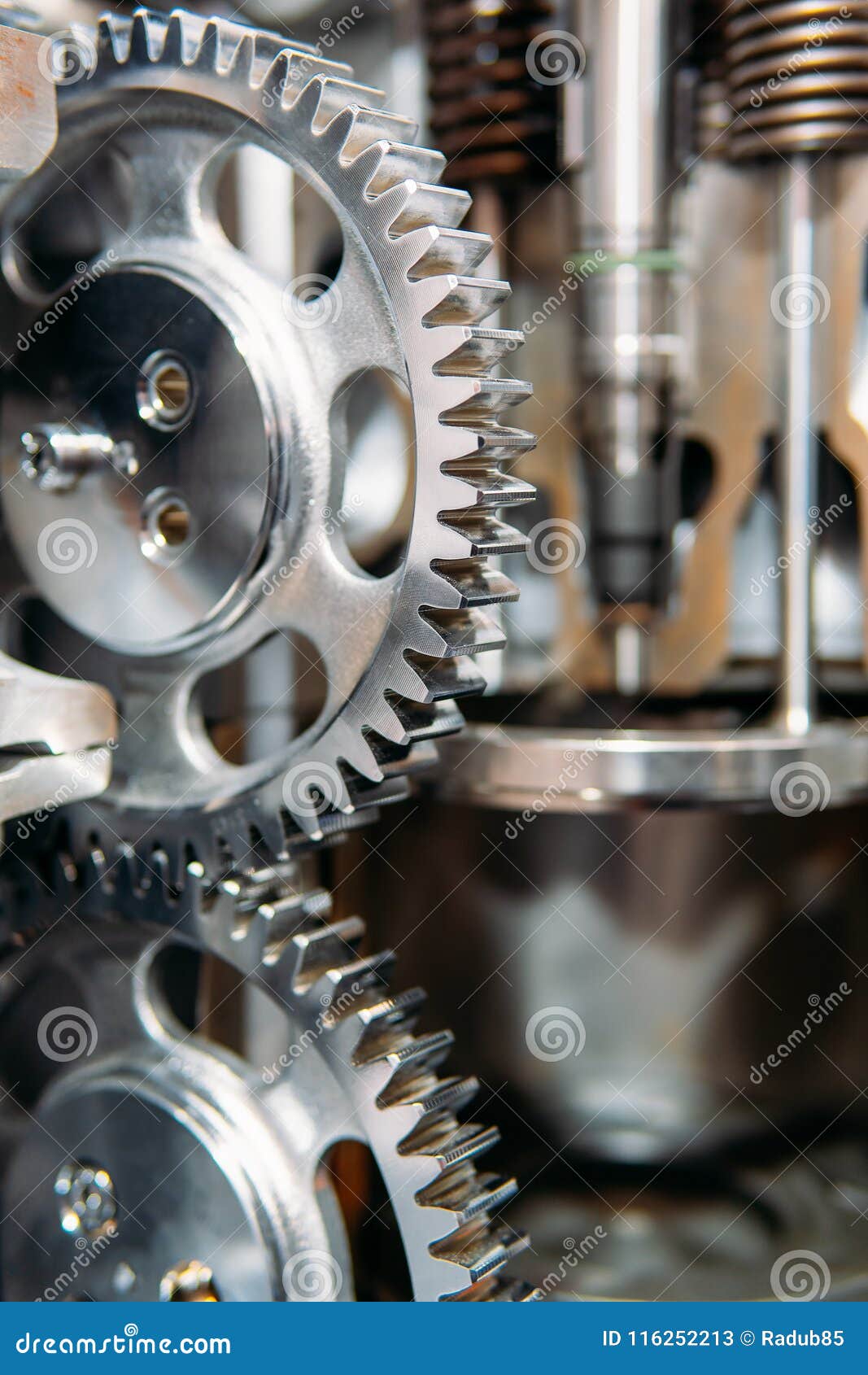Cogs, Gears and Wheels Inside Truck Engine Stock Image - Image of metal ...