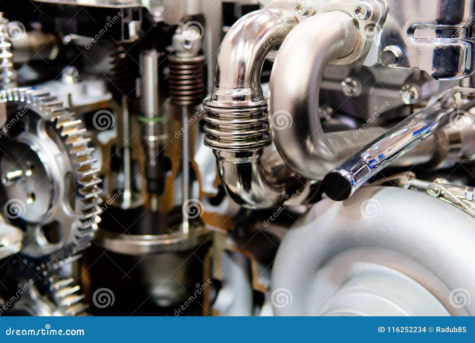 Cogs, Gears and Wheels Inside Truck Engine Stock Photo - Image of ...