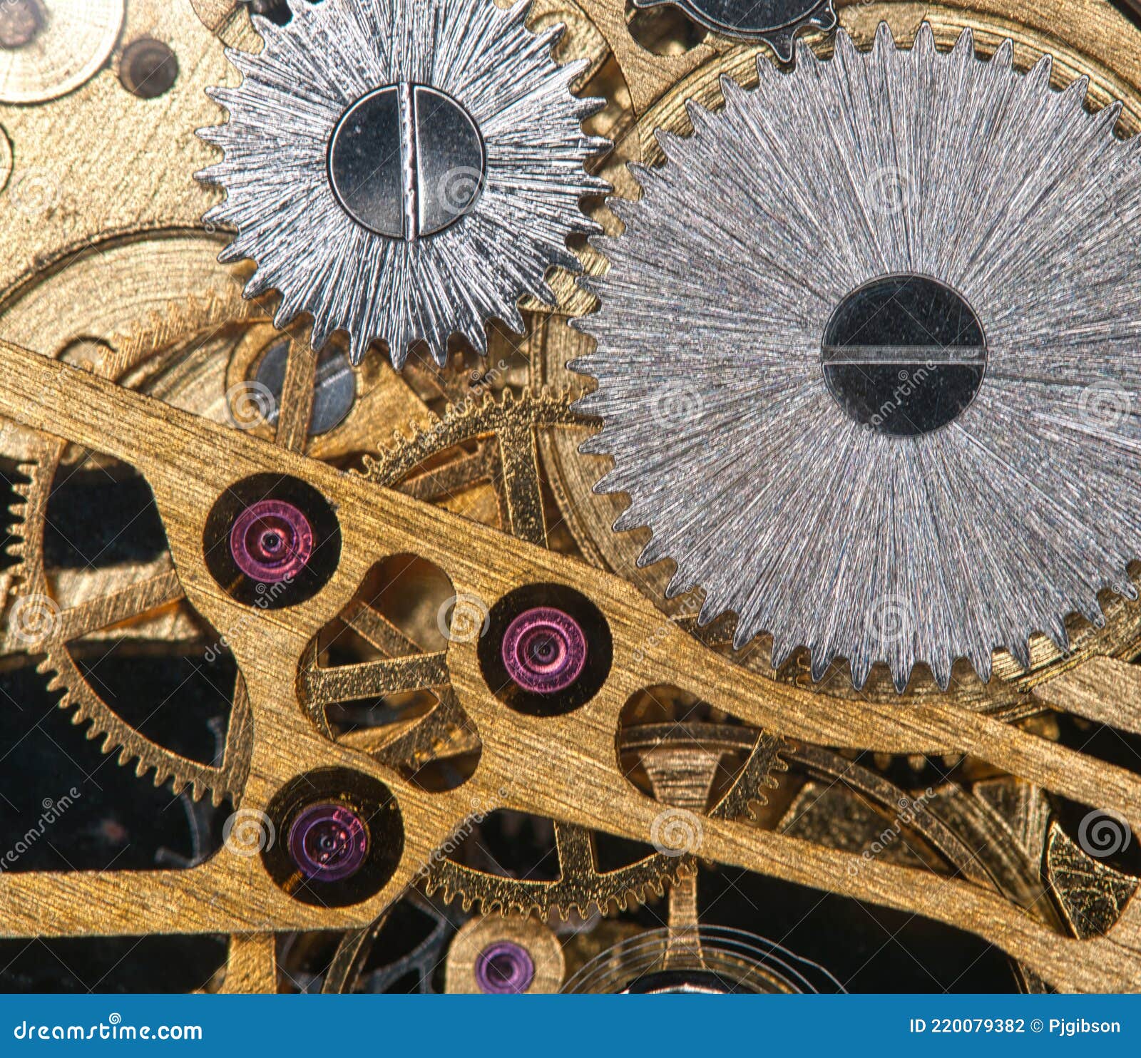 Cogs and Cogs stock photo. Image of watch, showing, scraws - 220079382