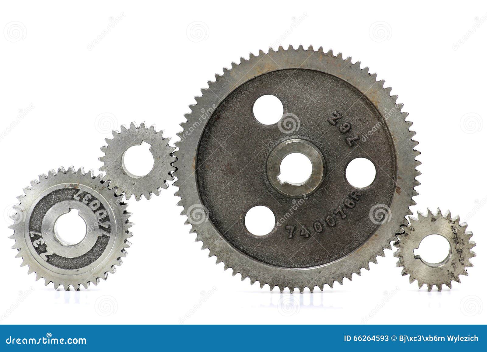 Cogs stock image. Image of isolated, different, solid - 66264593