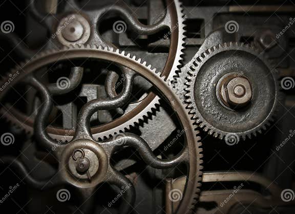Cogs in a machine stock image. Image of cogs, team, engineering - 6605999
