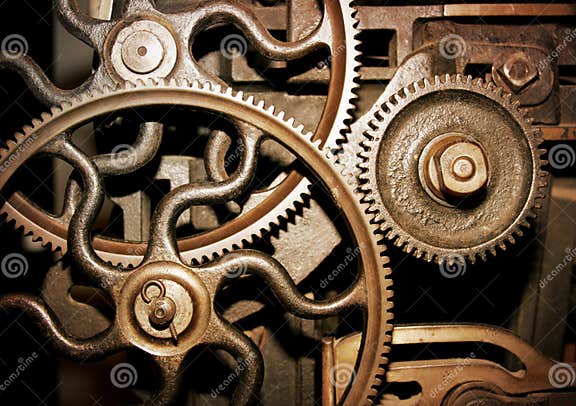 Cogs in a machine stock photo. Image of engine, background - 6606002