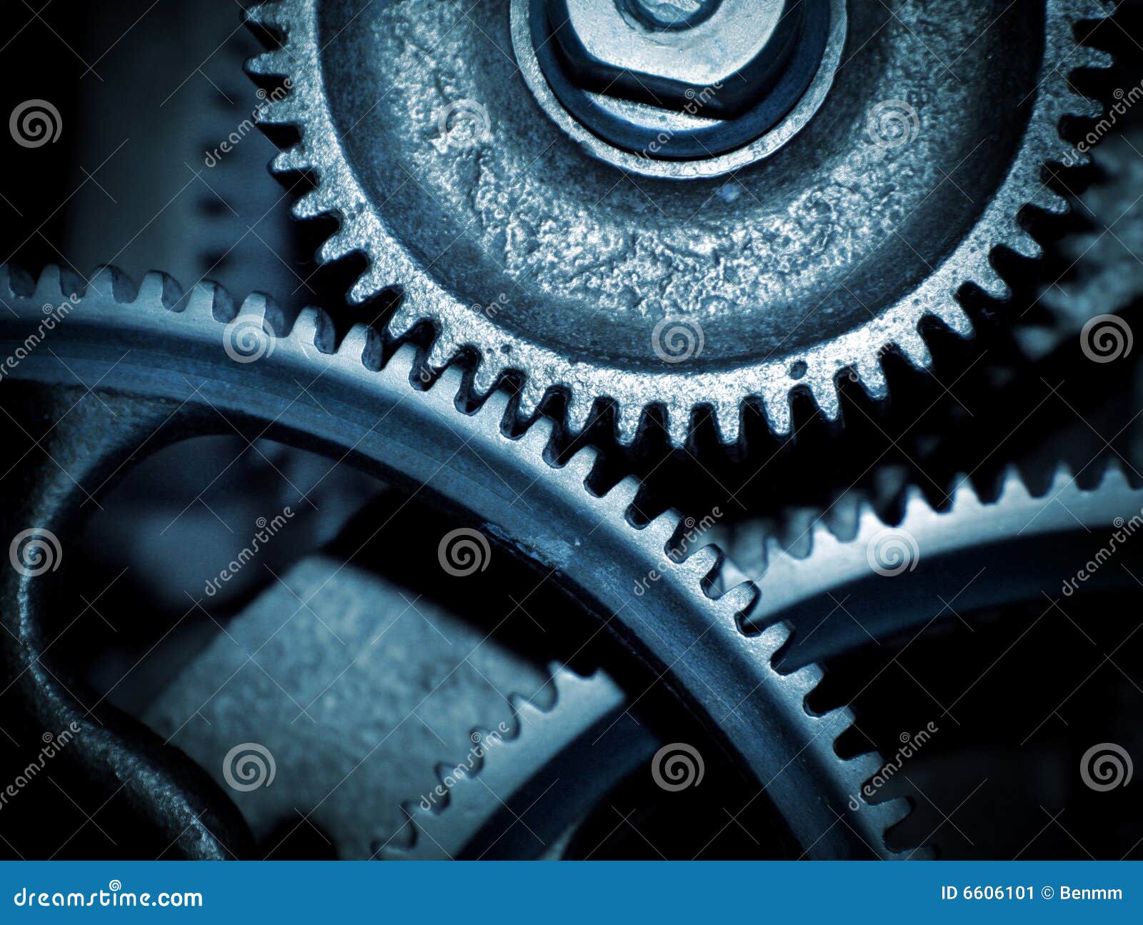 Cogs in a machine stock image. Image of machine, shine - 6606101