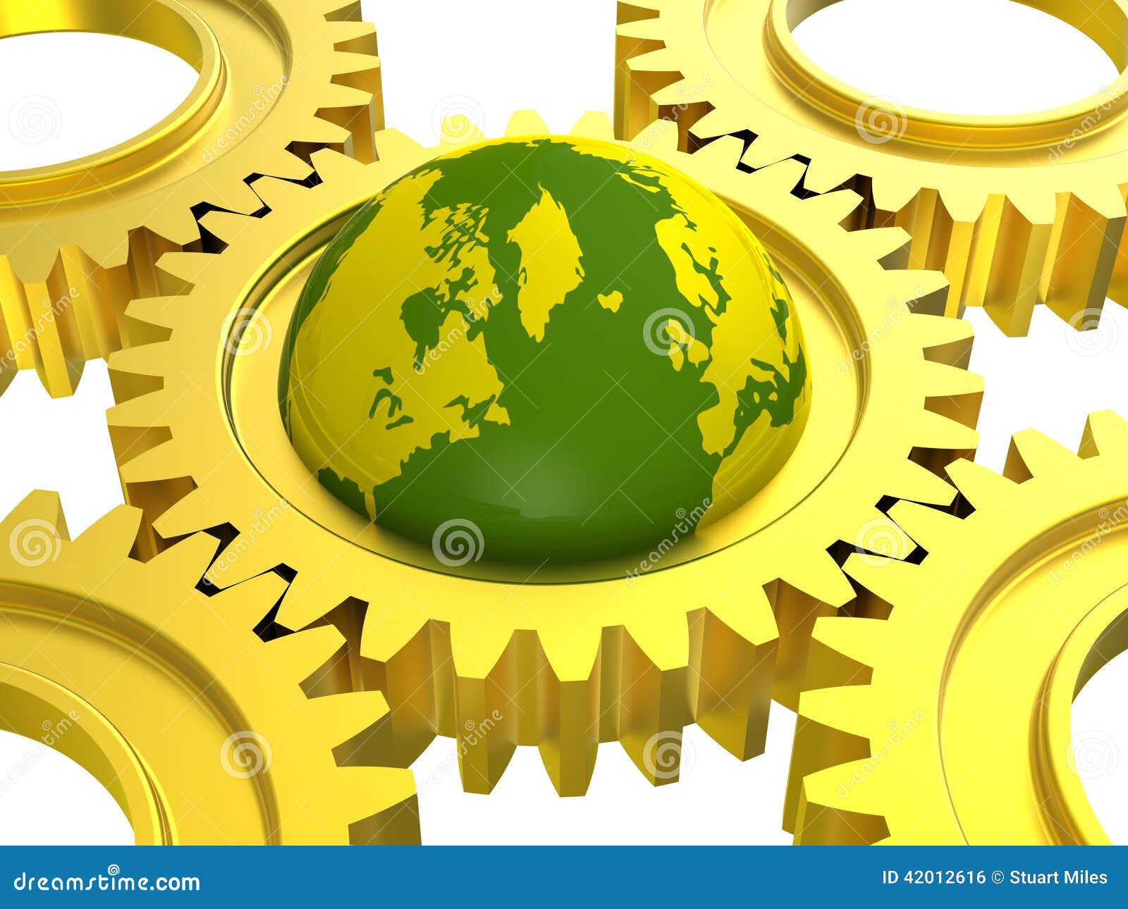 Cogs Network Shows Gear Wheel and Clockwork Stock Illustration ...