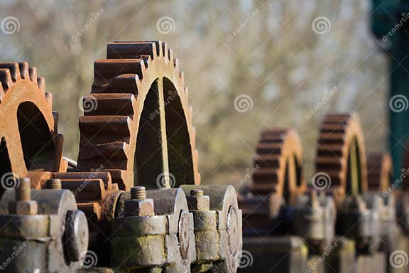 Cogs stock image. Image of rusty, broken, weir, oxidize - 58257033