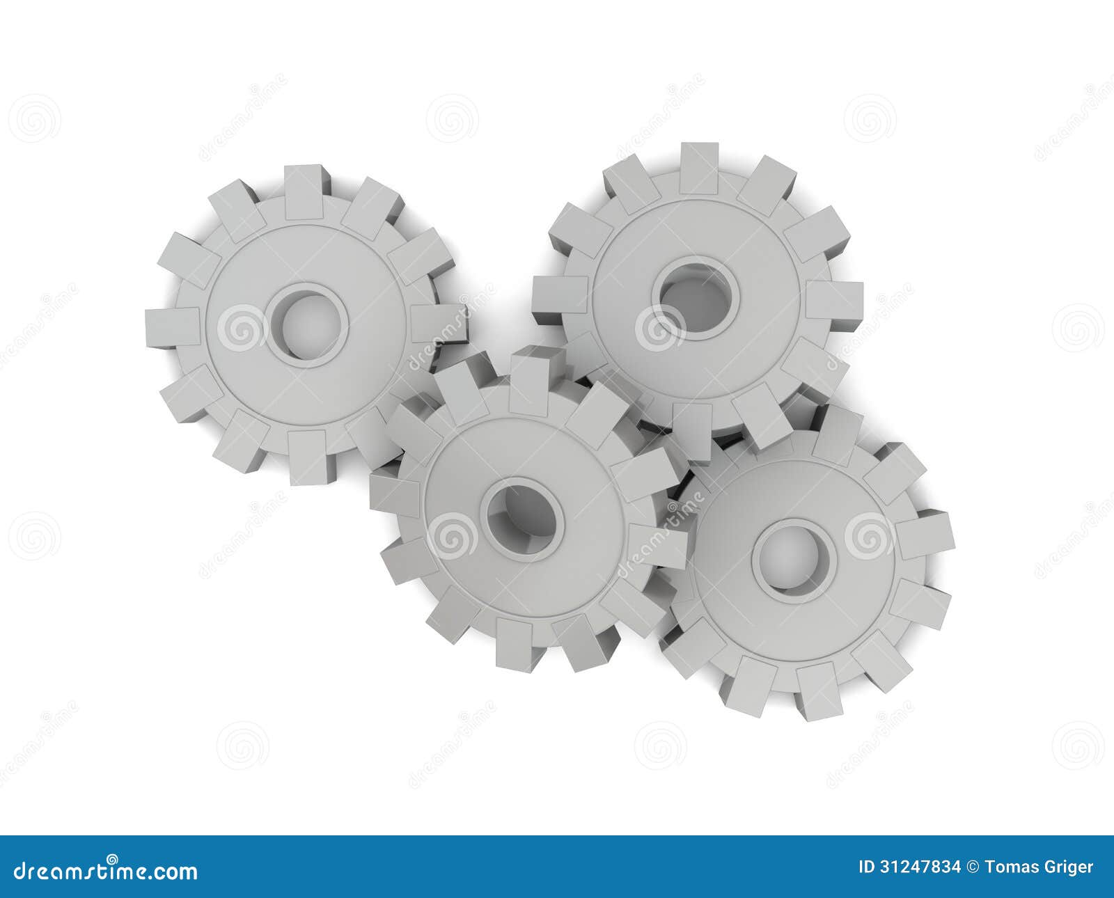 Cogs stock illustration. Illustration of gear, white - 31247834