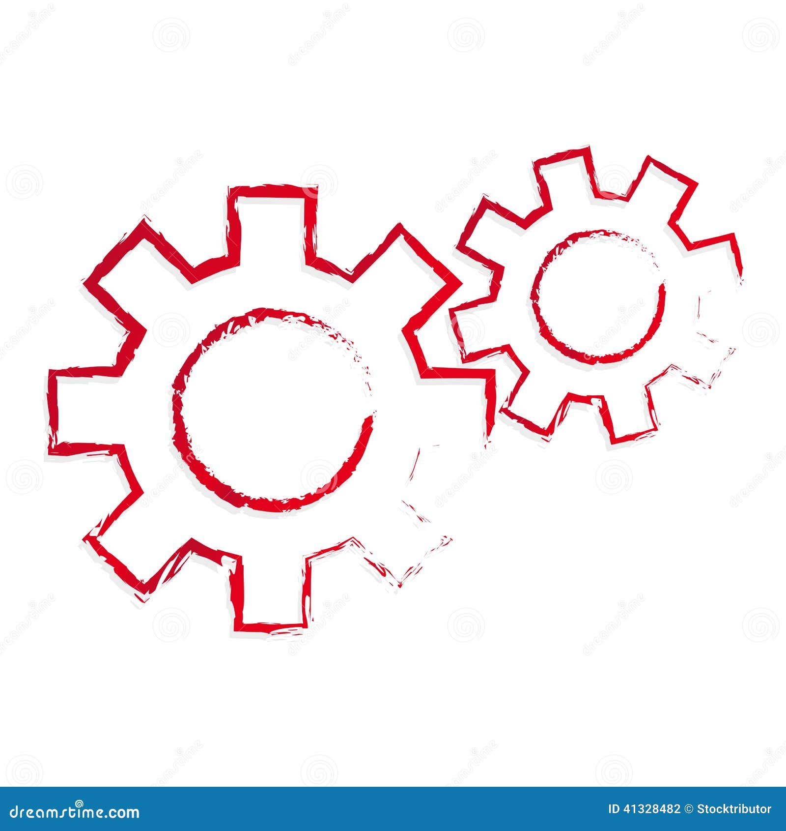 Cogs stock vector. Illustration of industry, connect - 41328482