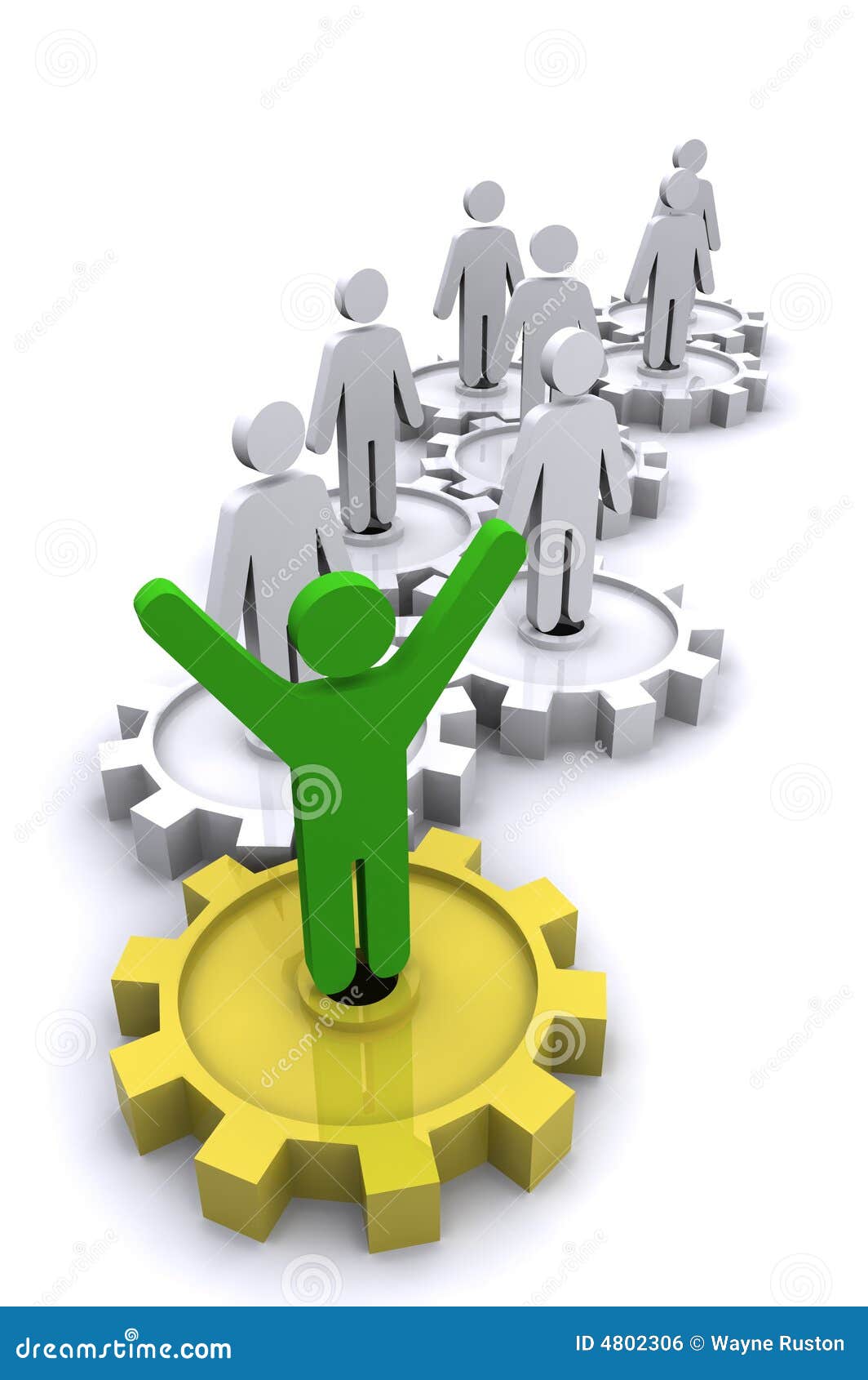 Cogs (Success) stock illustration. Illustration of generated - 4802306