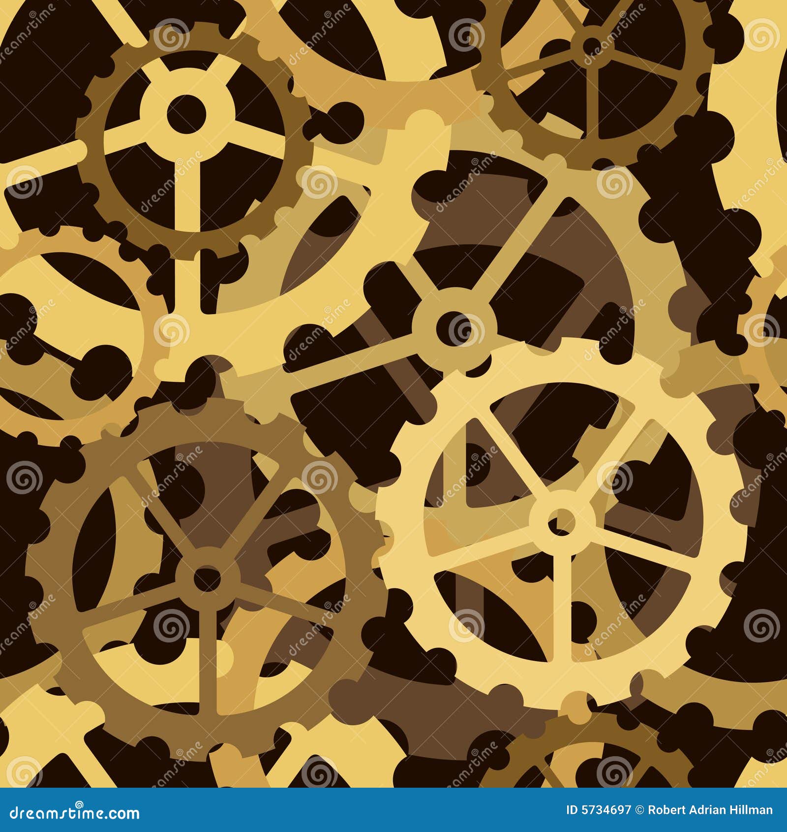 Cogs tile stock vector. Illustration of seamless, abstract - 5734697