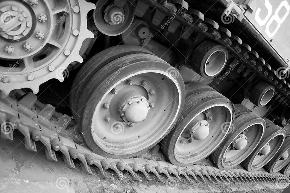 Cogs in the Track Assembly of a WW2 Tank Stock Photo - Image of ...
