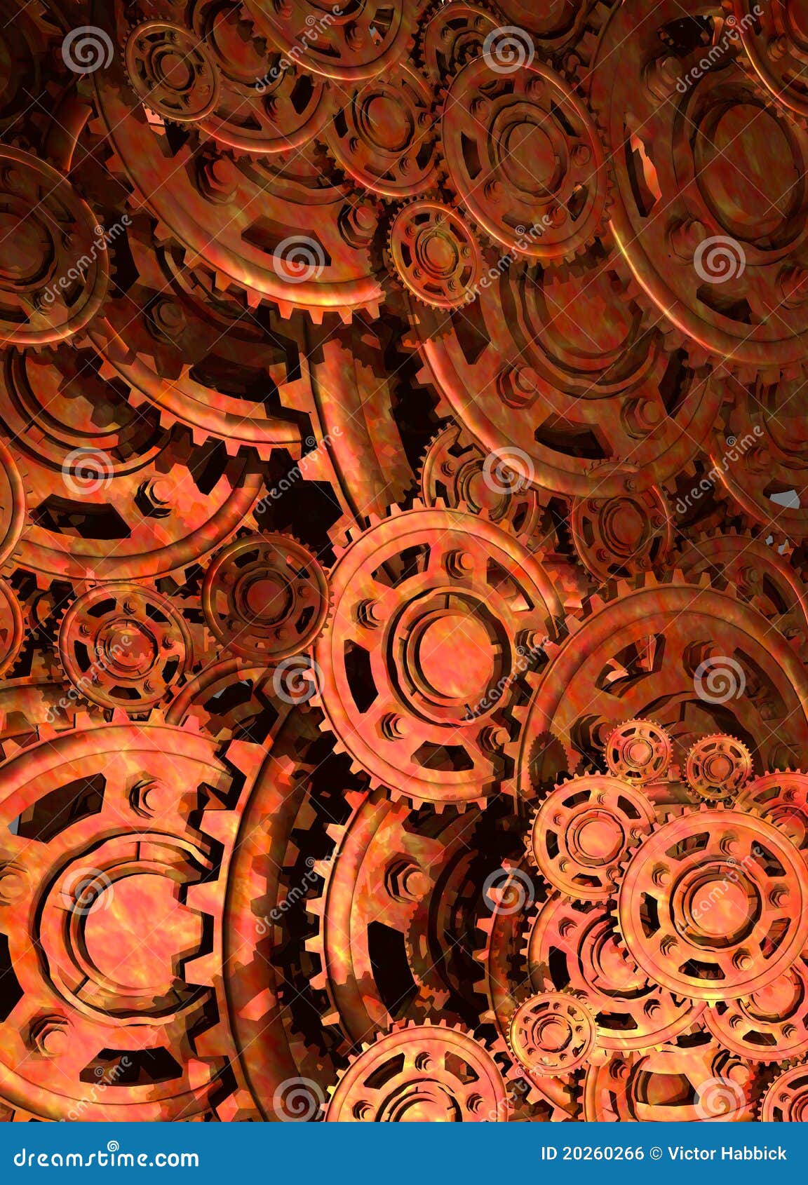 Cogs and wheels stock illustration. Illustration of engine - 20260266
