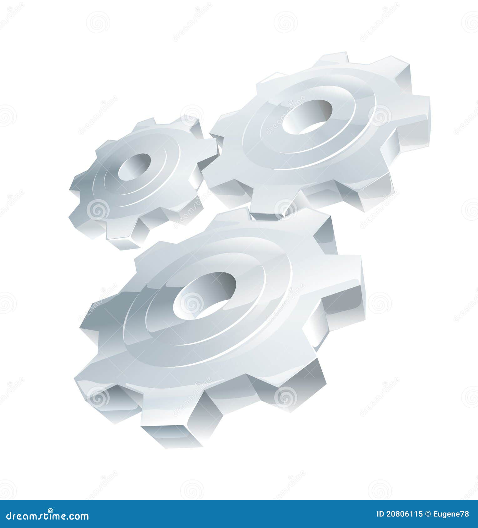 Cogwheel stock vector. Illustration of industrial, concept - 20806115