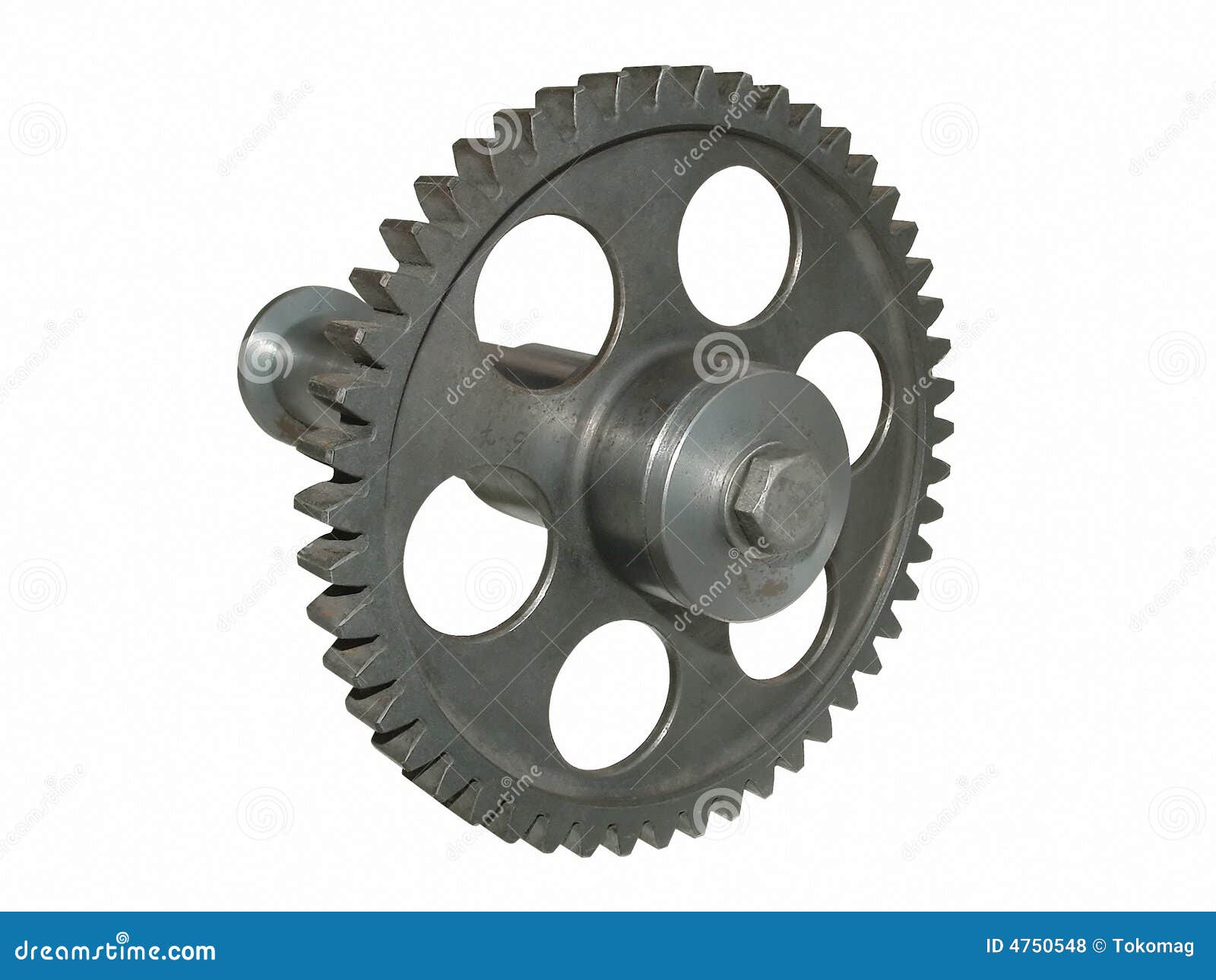 Cogwheel stock photo. Image of grey, industry, bolt, factory - 4750548
