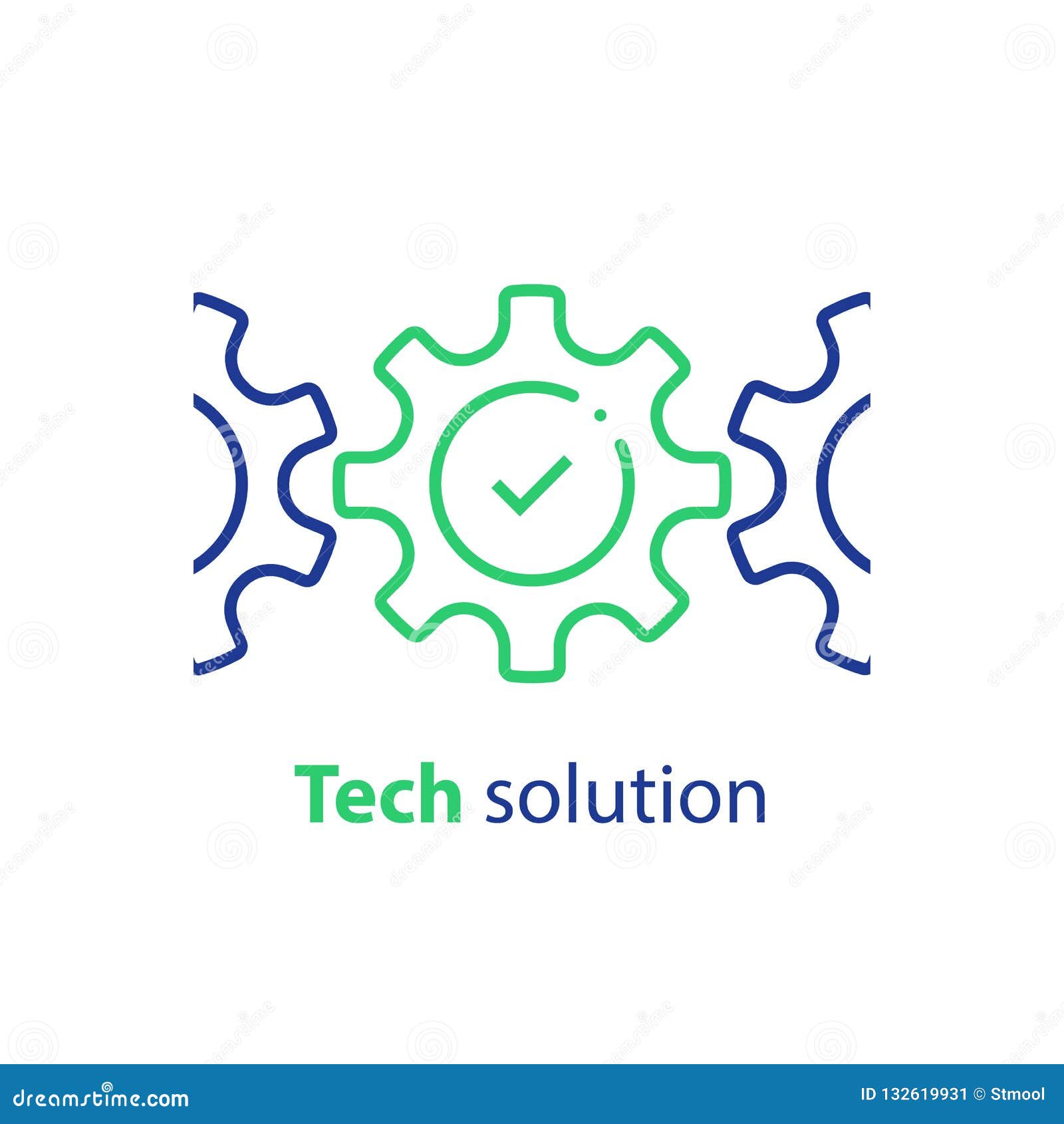 Integration Check Mark Sign Illustration | CartoonDealer.com #52795315