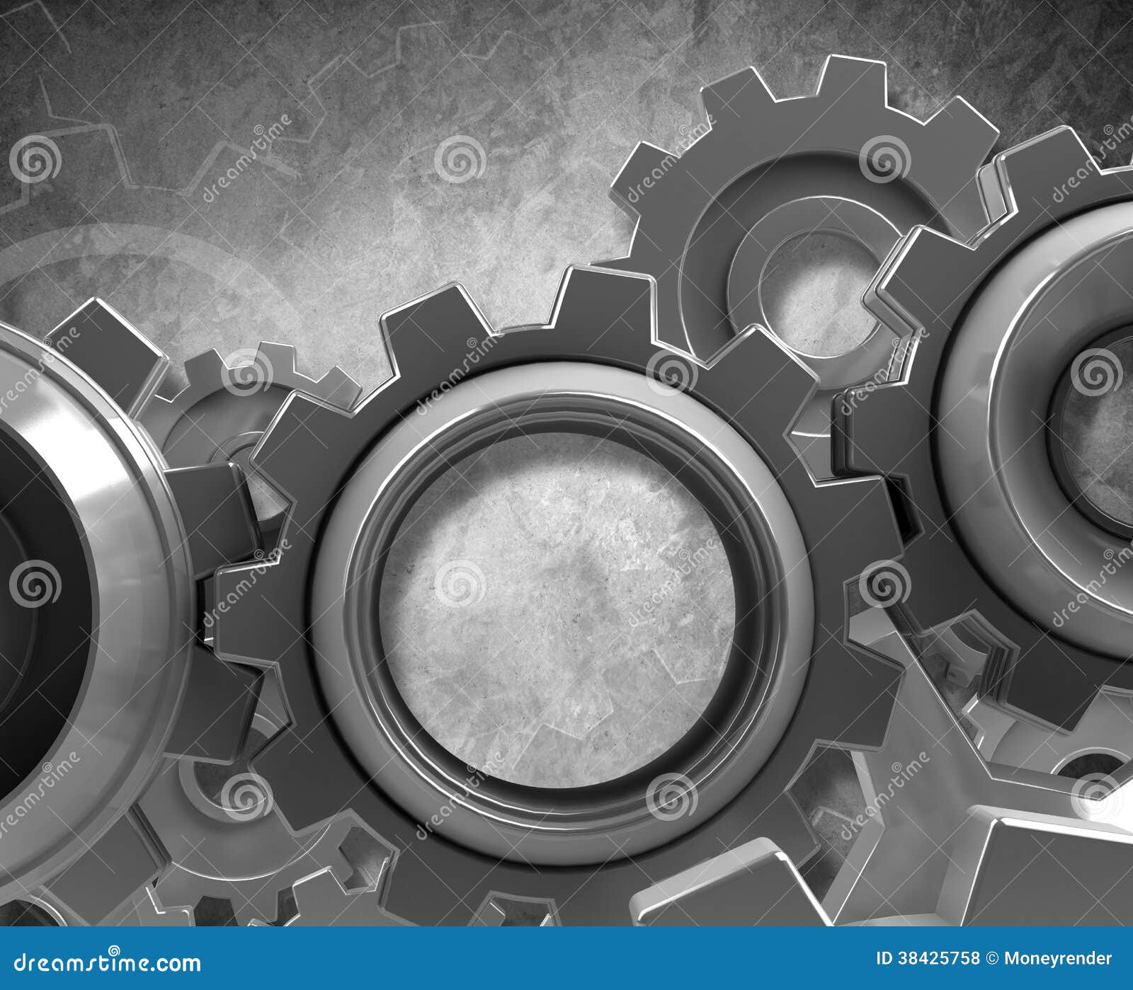 Cogwheel Connection, Teamwork Concept. Stock Illustration ...