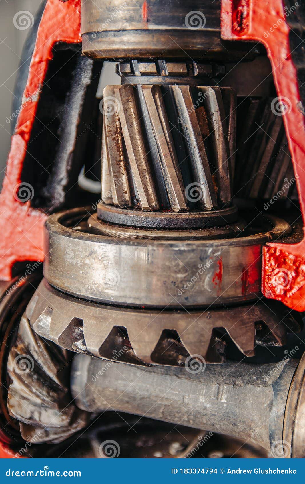 A Cogwheel or Gear Close-up. Old Mechanism Stock Photo - Image of ...