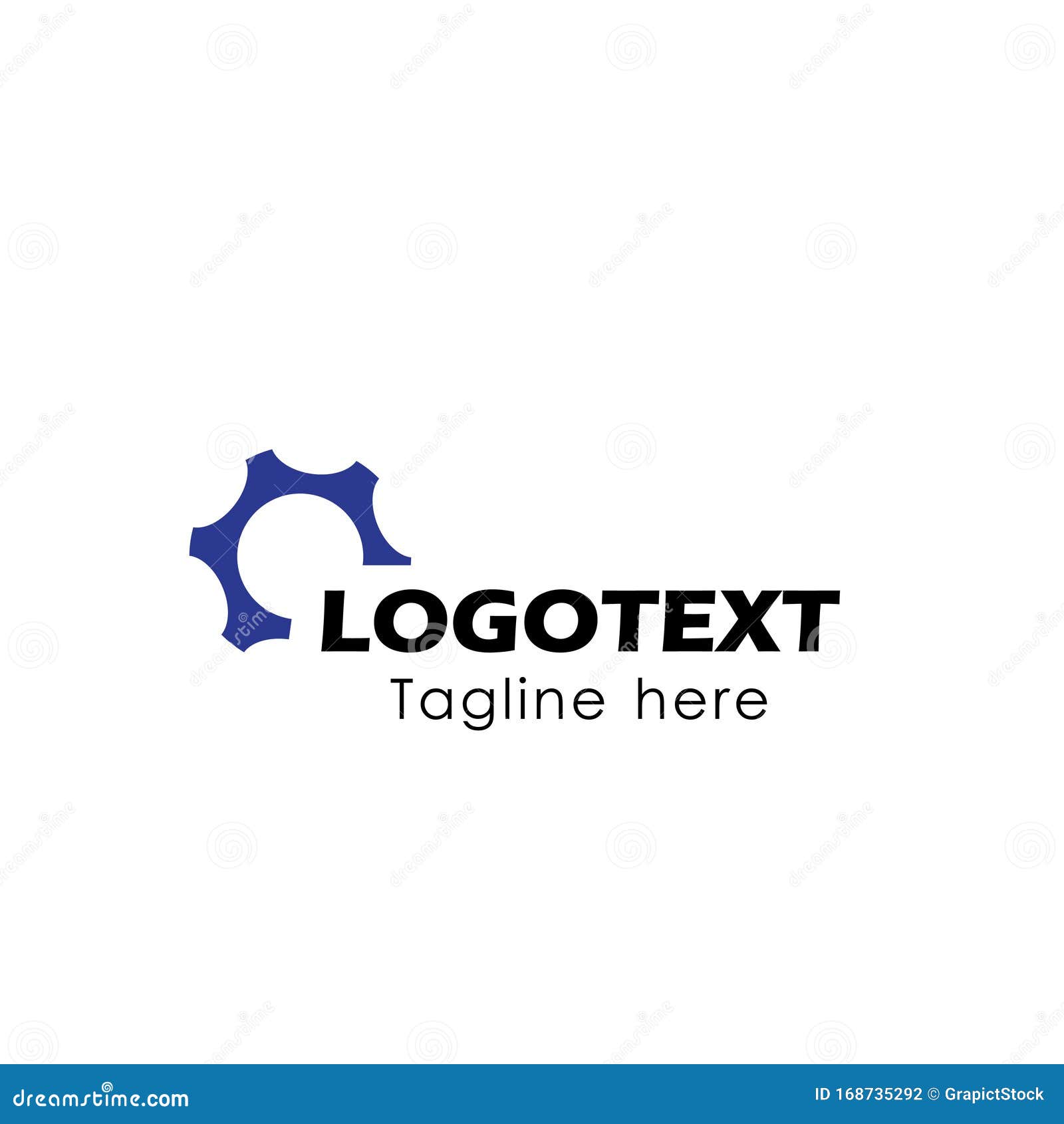 Cogwheel Logo Design Template for Engineering Stock Vector ...