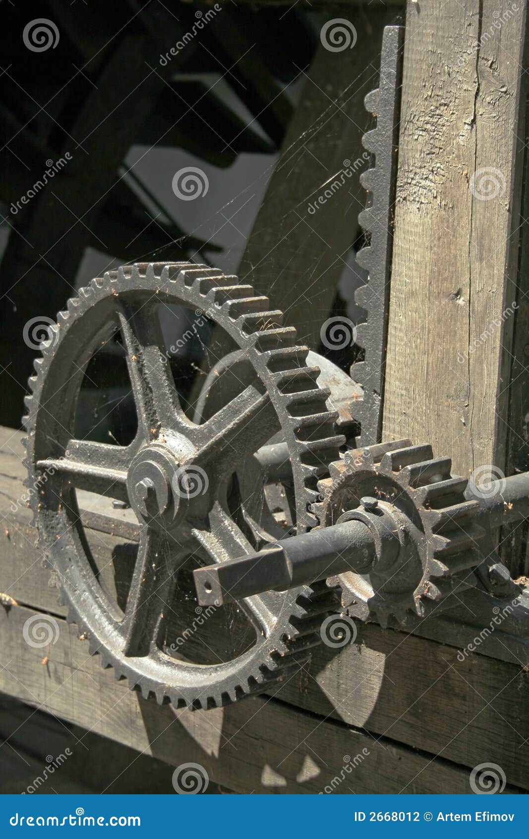 Cogwheels stock photo. Image of factory, close, agricultural - 2668012