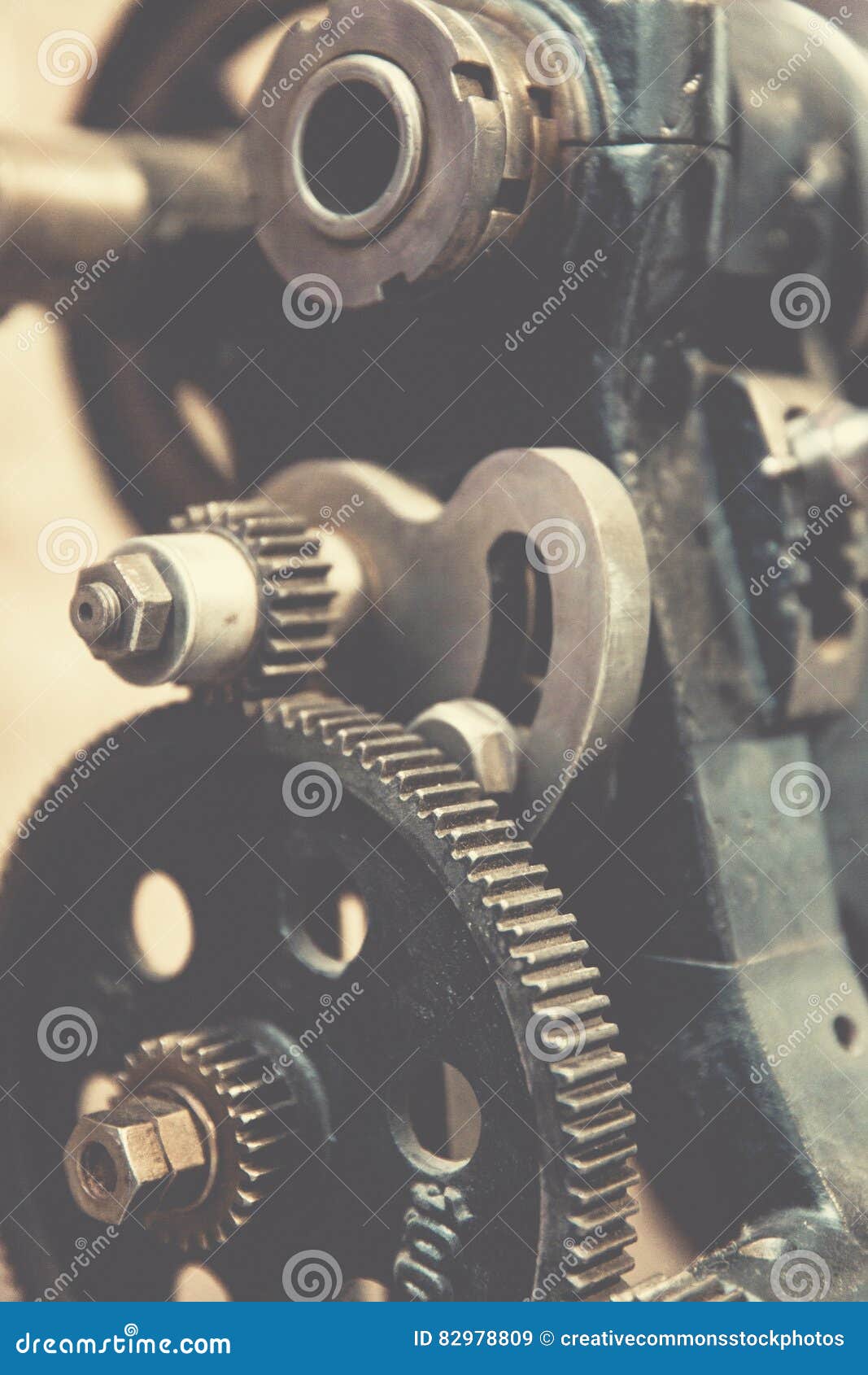 Cogwheels On Machine Picture. Image: 82978809