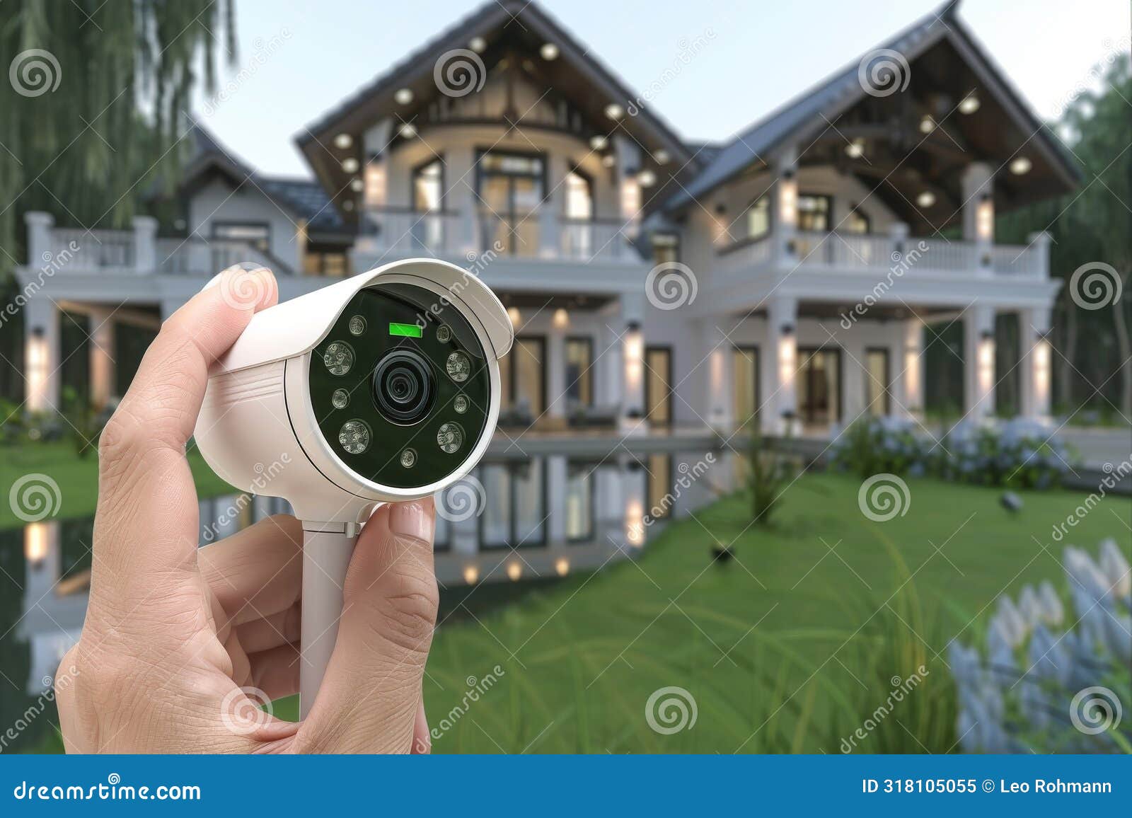 Cohesive Connectivity Controls Panic with a White Alarm System, Securing Property through Camera ...