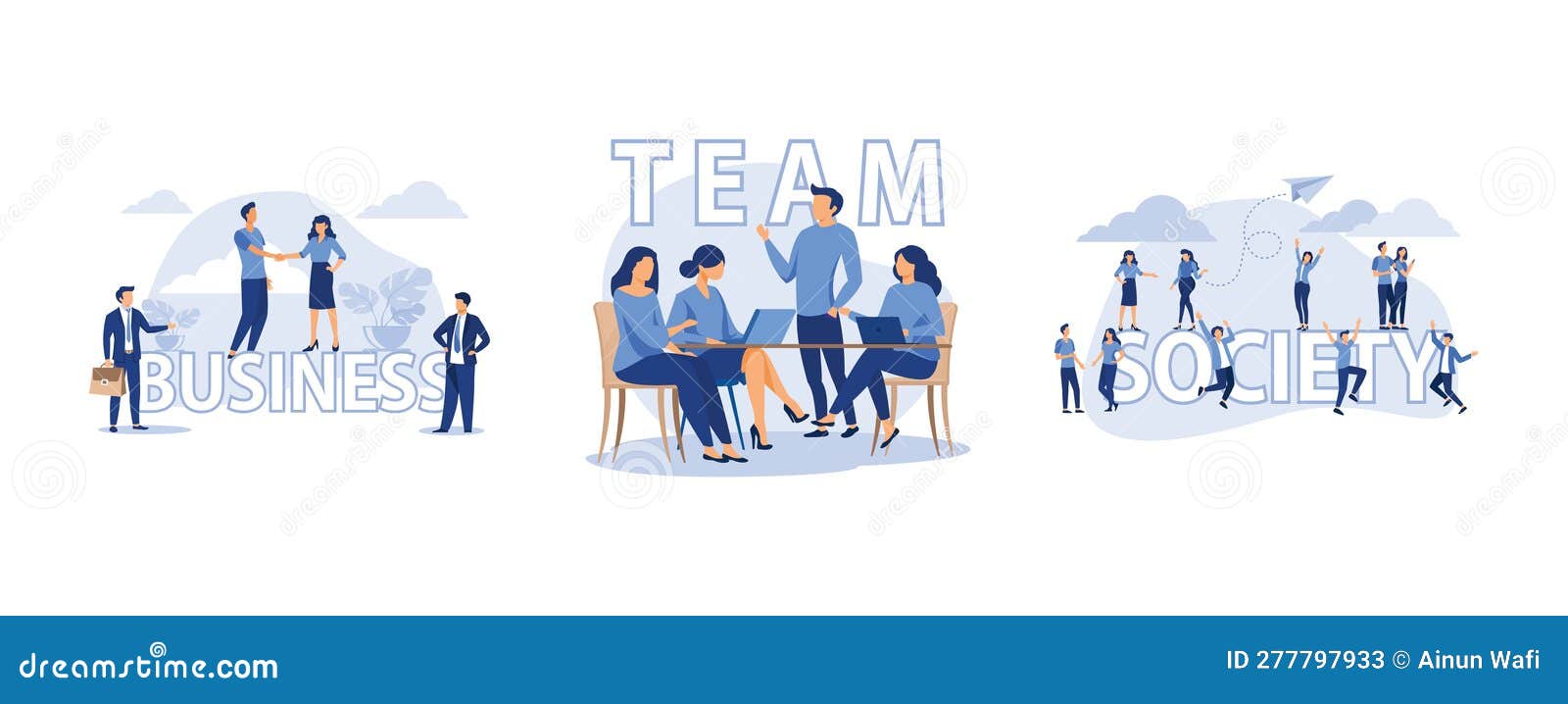 Cohesive Teamwork in the Startup , Meeting Opinion Concept, Teamwork ...