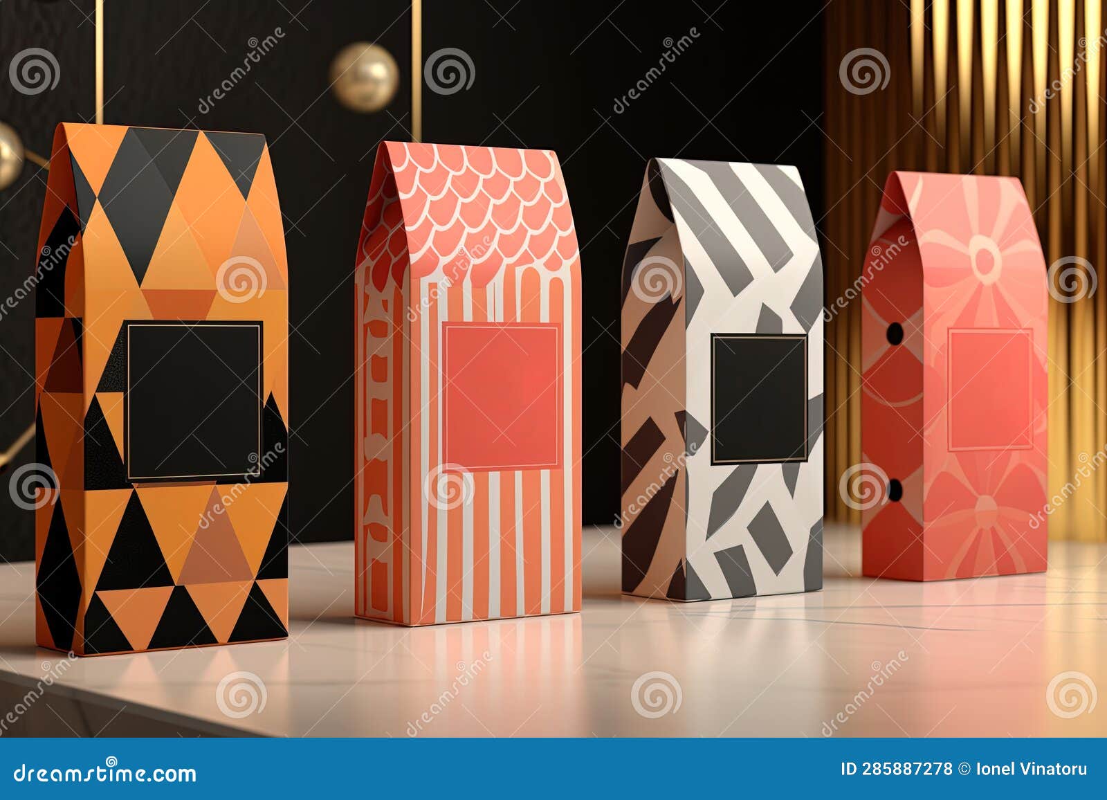 Cohesive and Visually Appealing Packaging Mock-ups for Different ...