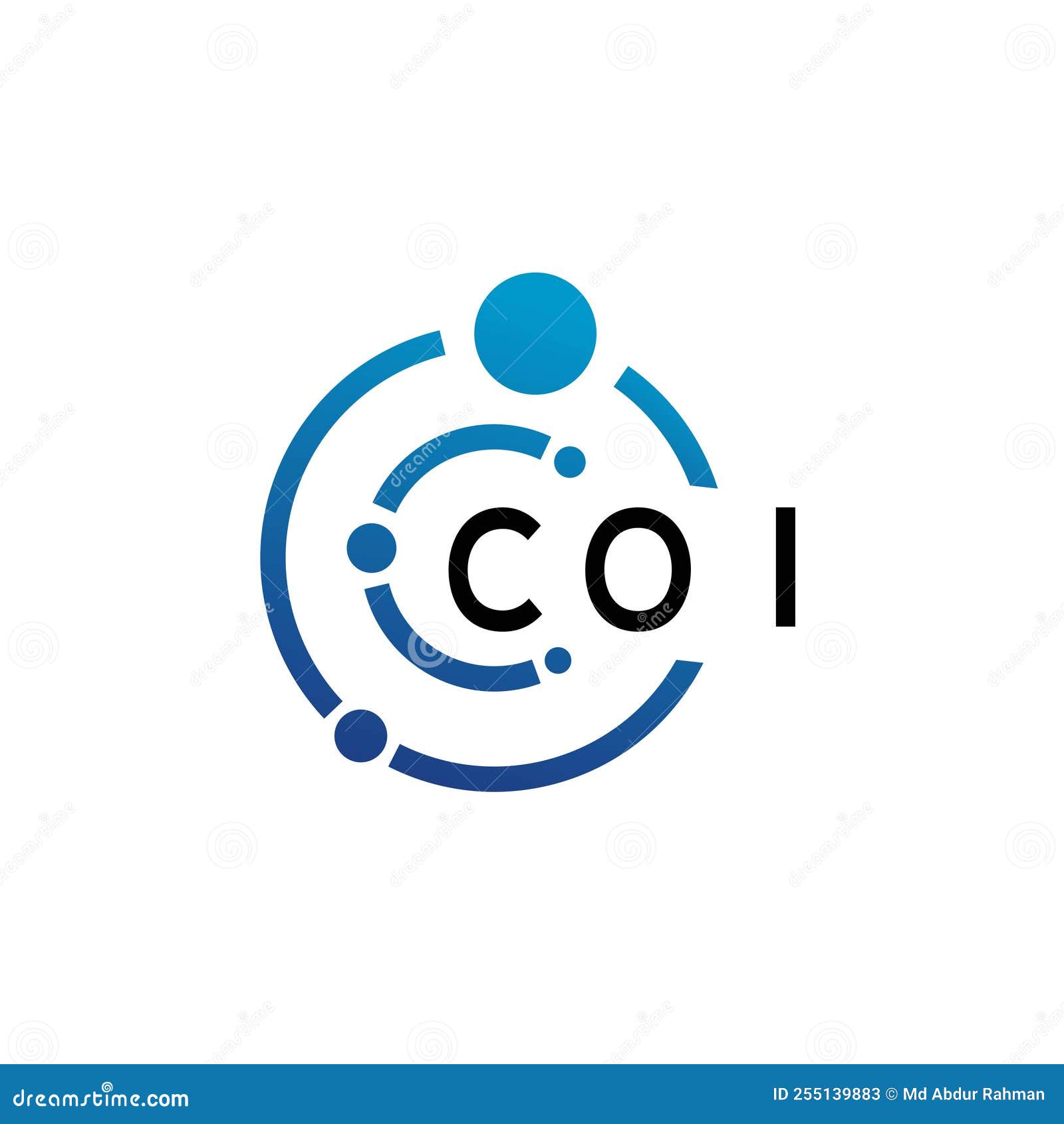 COI Letter Logo Design on White Background. COI Creative Initials ...