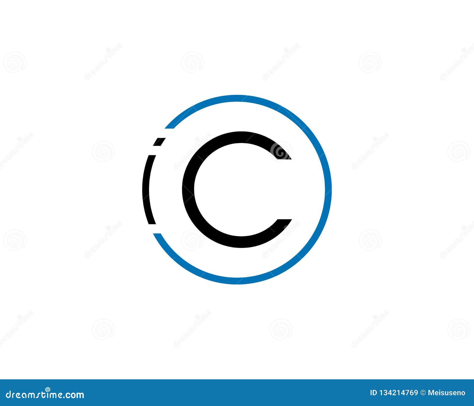 COI Logo Template Design De La Letra Inicial Ilustración del Vector ...