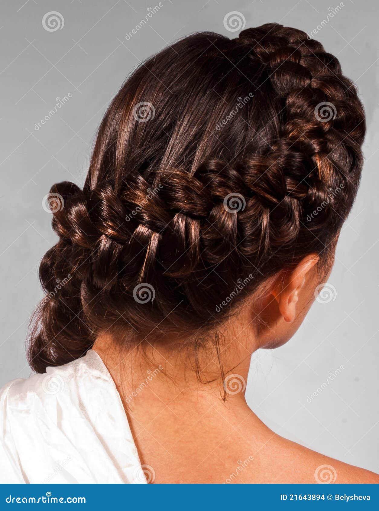 Coiffed Hair Round the Head Stock Photo - Image of coiffed, female ...