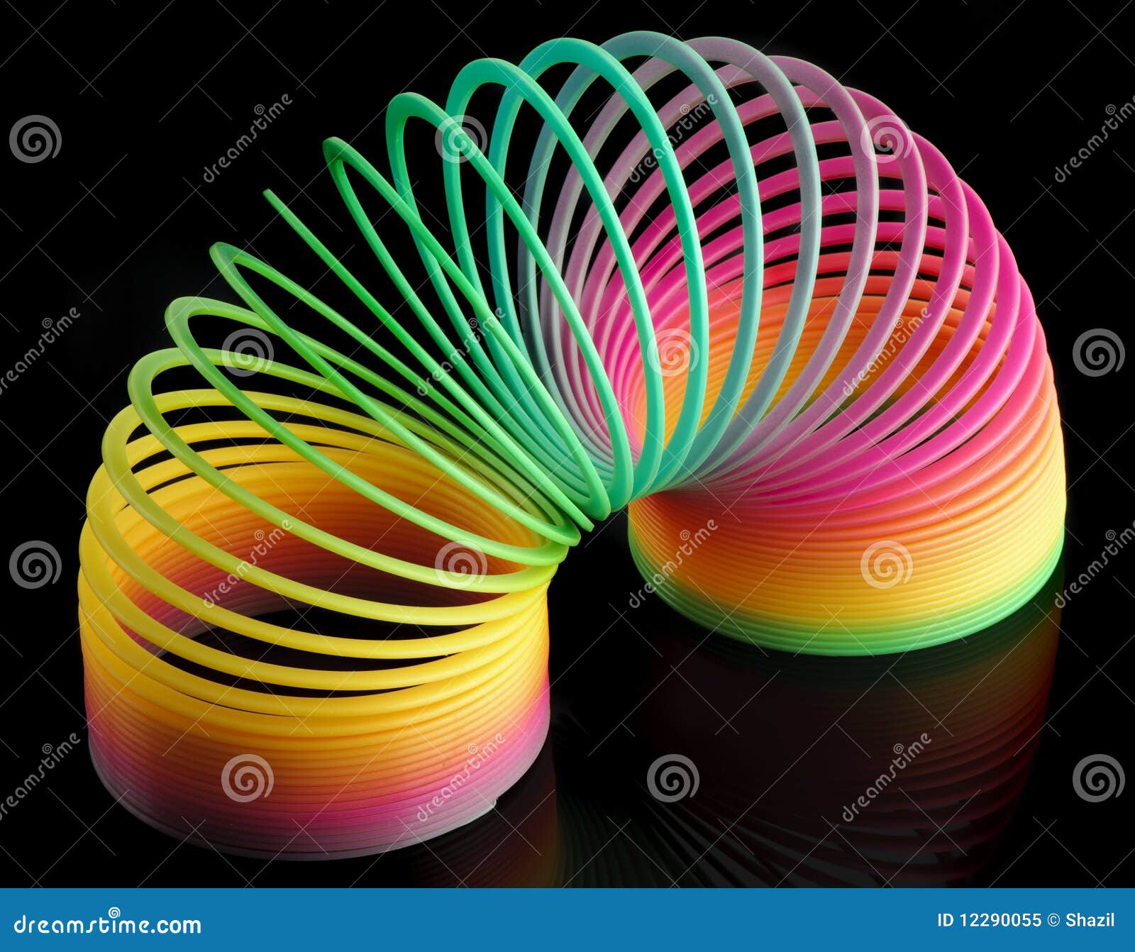 Coil stock image. Image of childhood, spring, rainbow - 12290055