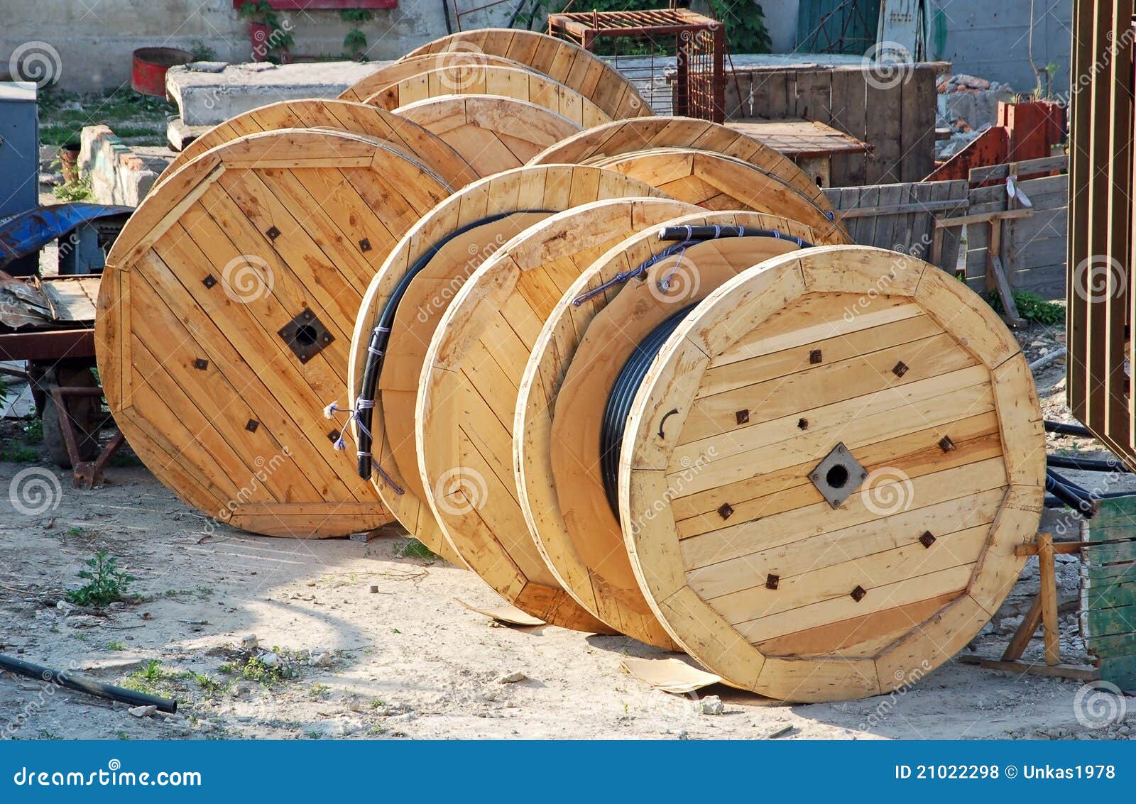 Coil of cable stock photo. Image of electrical, circular - 21022298