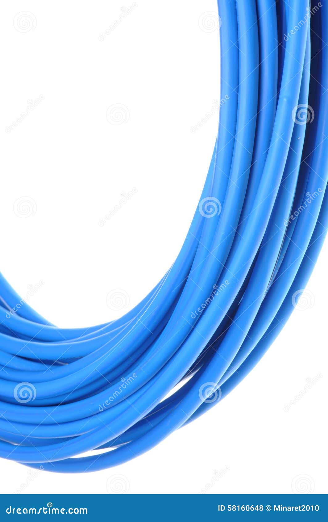 Coil of electrical cable stock photo. Image of cord, electrical - 58160648