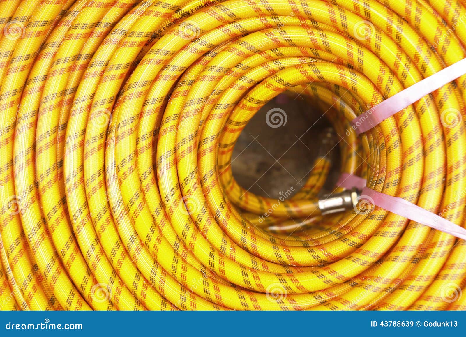 Coil of nylon rope stock image. Image of rope, unused - 43788639