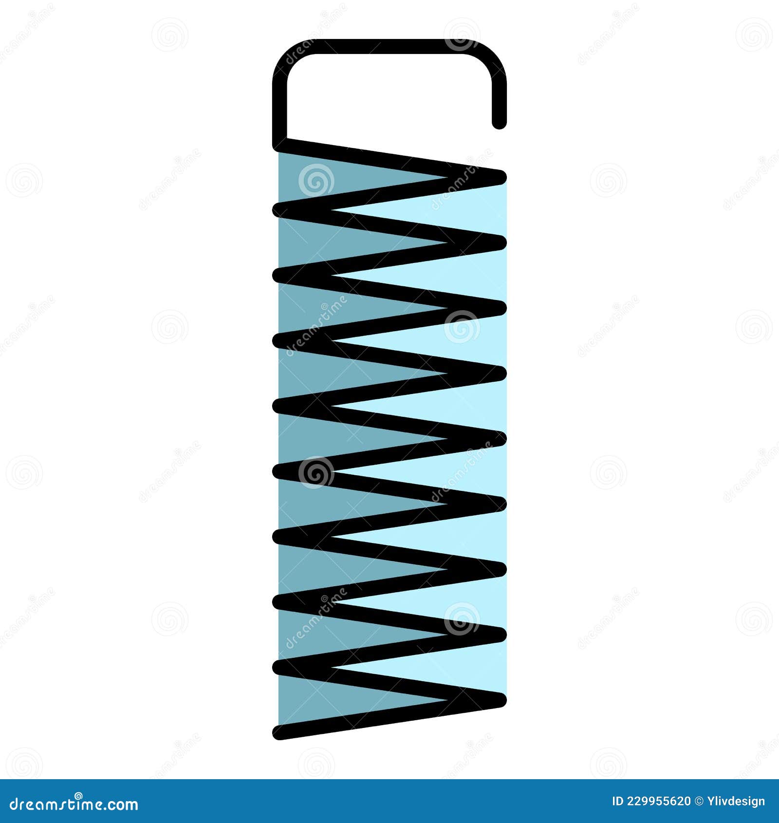 Coil Object Icon Color Outline Vector Stock Vector - Illustration of ...